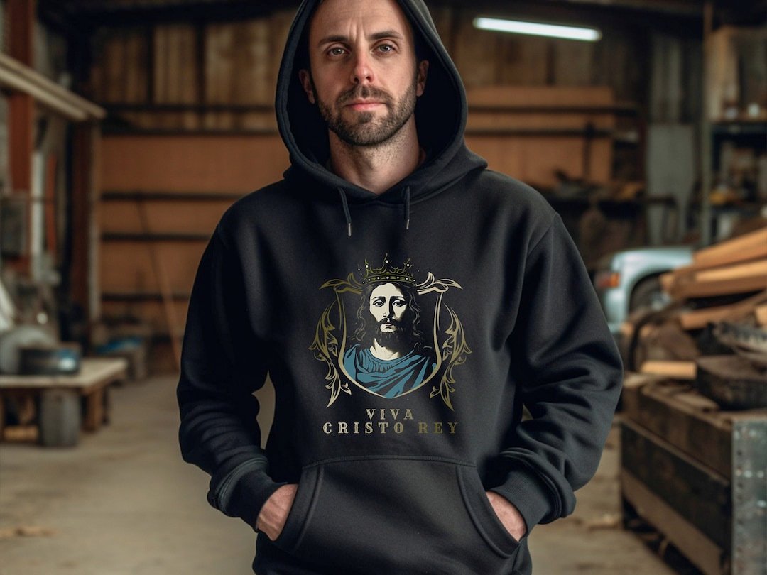 Sudadera con capucha VIVA CRISTO REY Ropa católica unisex, ideas de ...