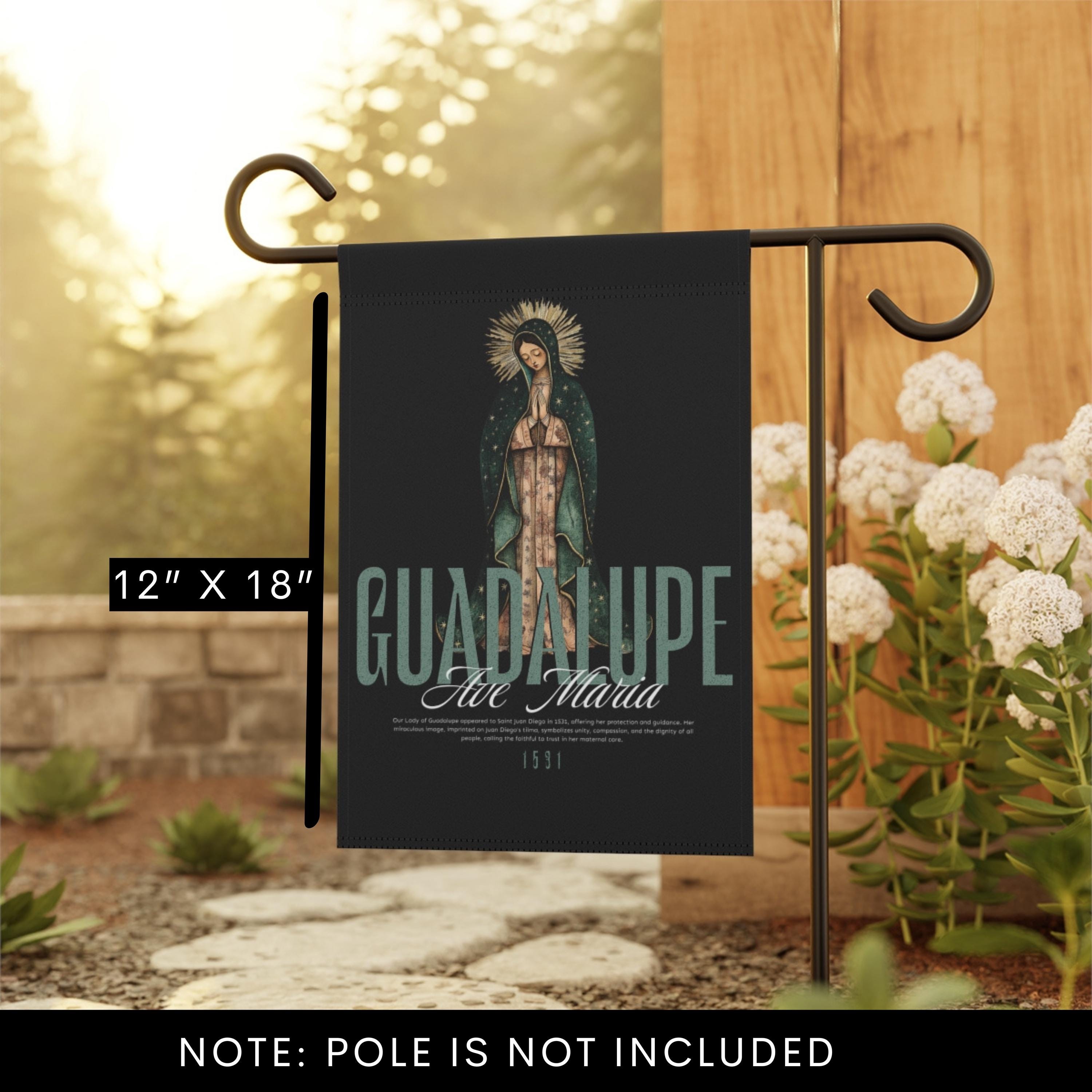 Our Lady of Guadalupe Garden Banner Flag, House Banner, Marian ...