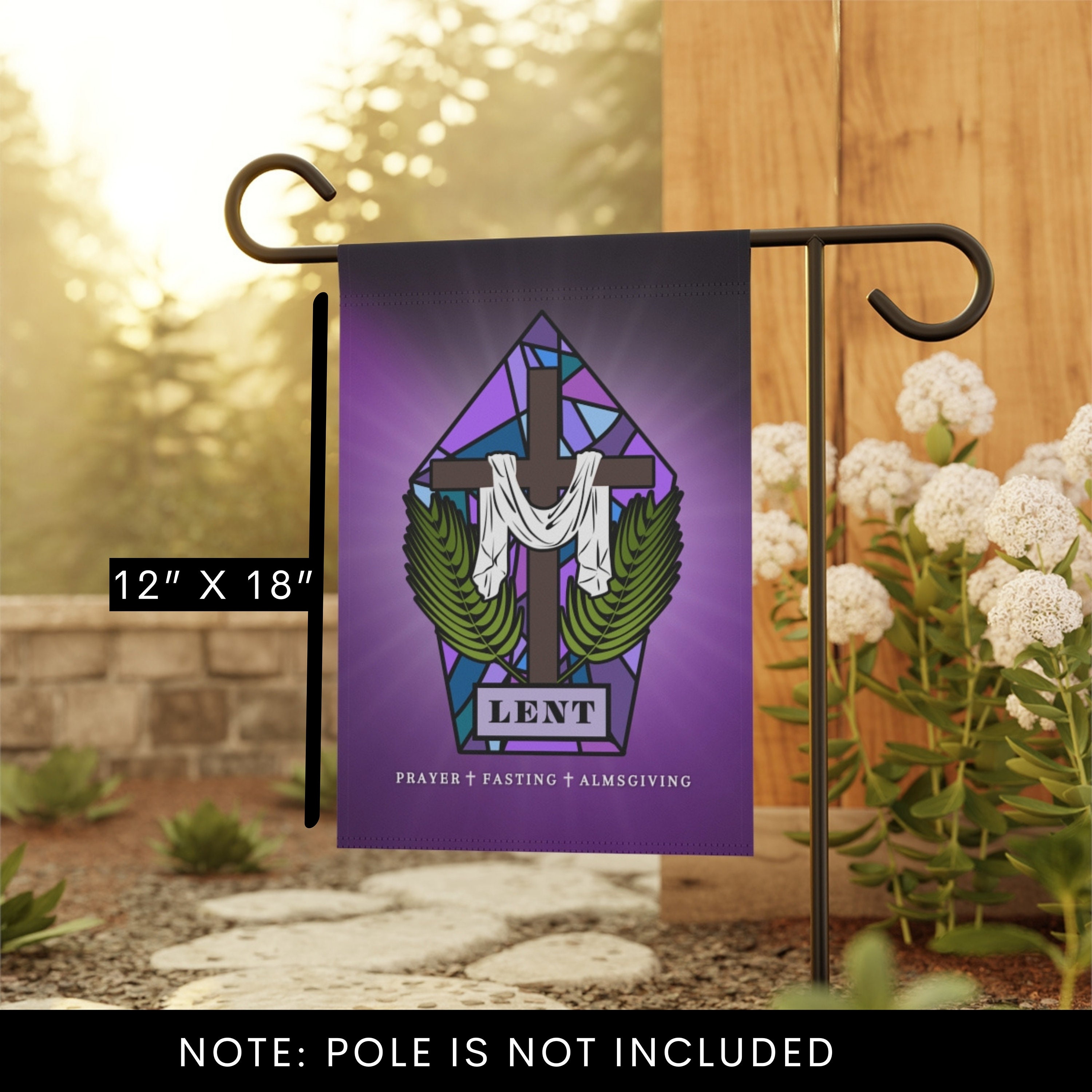 Purple Lent Flag, House Banner, Lenten Season Garden Flag/banner ...
