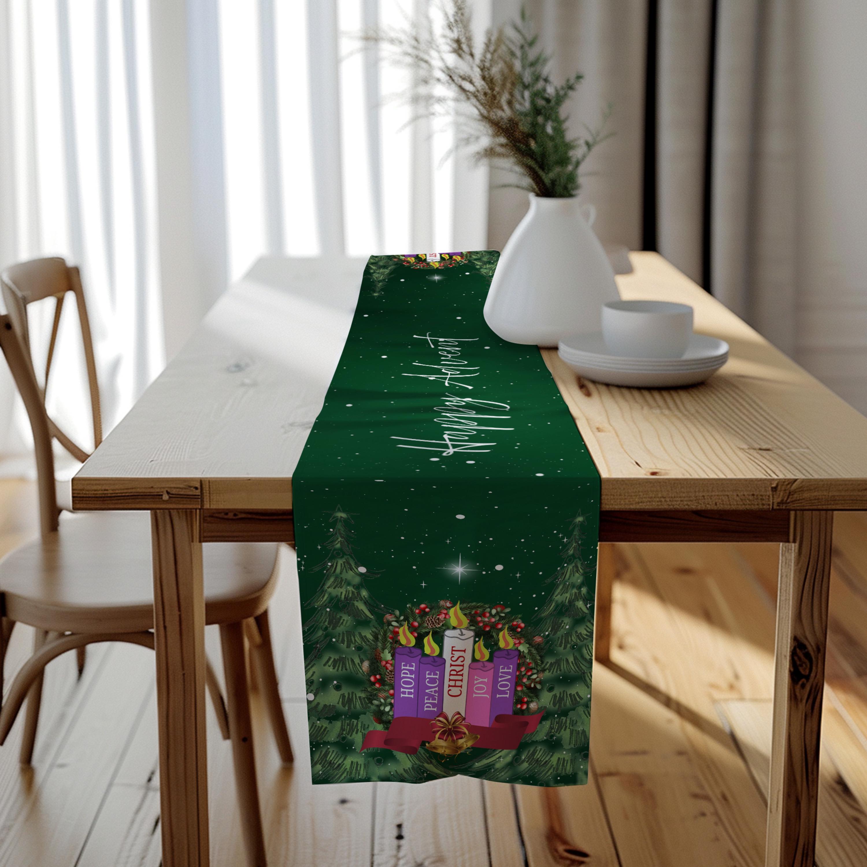 Nativity Advent Table Runner: Catholic Christmas Decor - Etsy