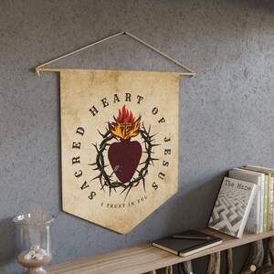 Sacred Heart of Jesus Banner, Most Sacred Heart of Jesus House ...