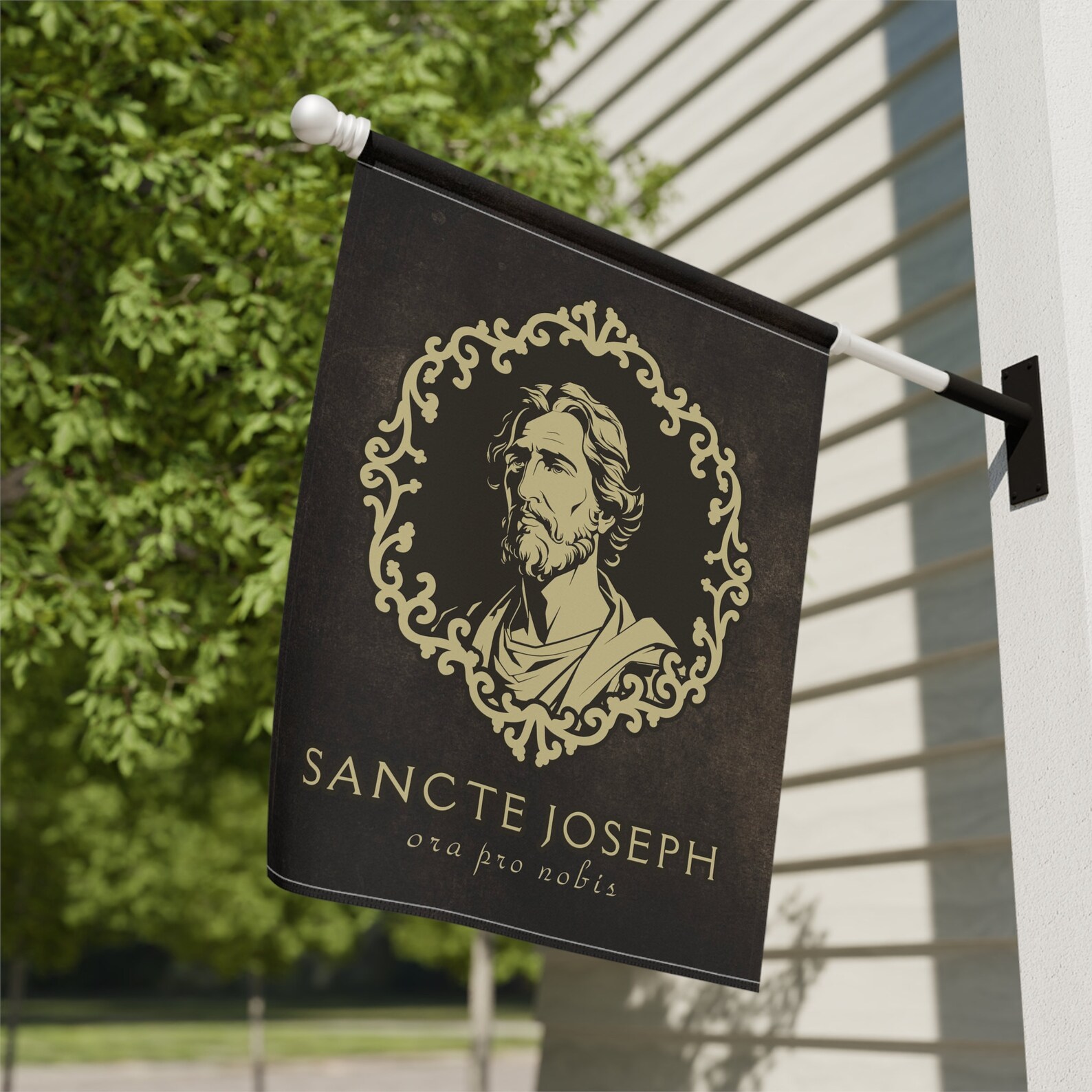 Saint Joseph House Flag/banner, Devotion to Saint Joseph, Sancte Joseph ...