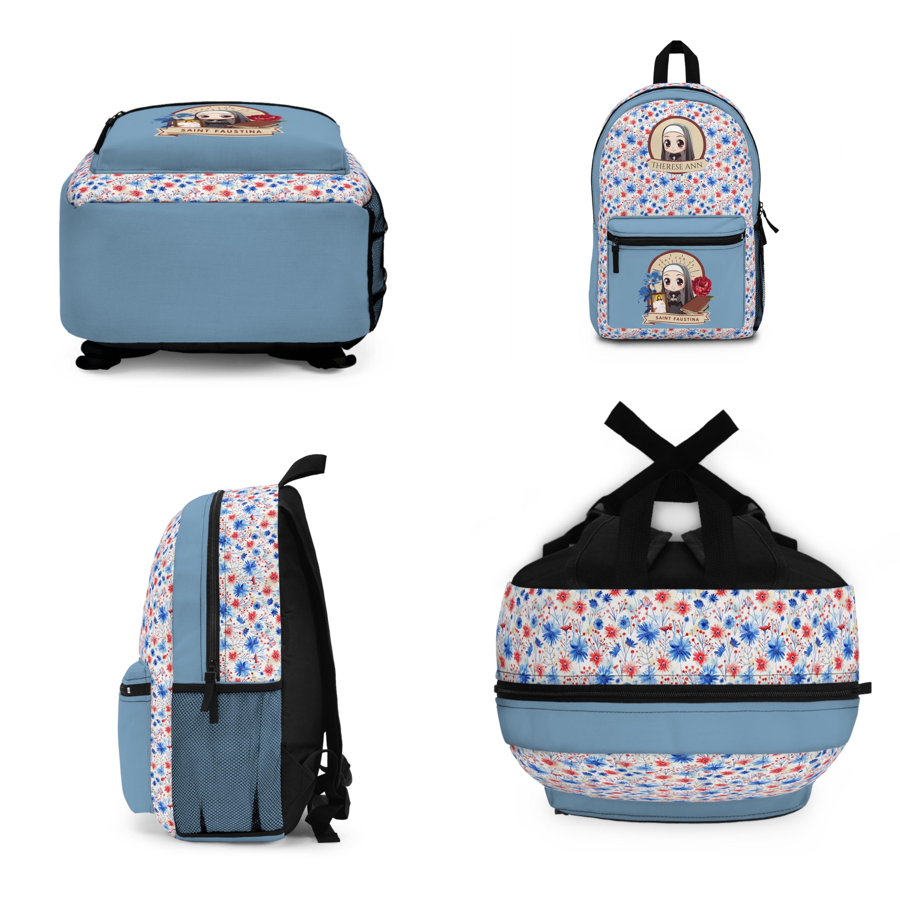 CUSTOMIZABLE Saint Faustina Kowalska Backpack for Kids & Adults, Divine ...