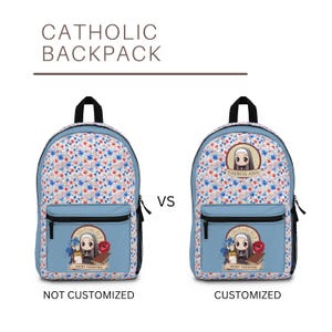 CUSTOMIZABLE Saint Faustina Kowalska Backpack for Kids & Adults, Divine ...