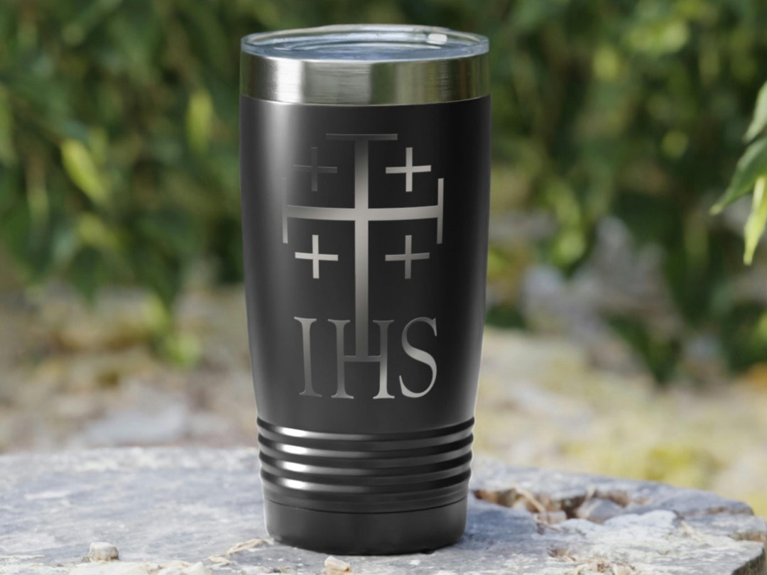 Jerusalem Cross Tumbler, Crusader Cross, Five-fold Cross, Cross-and ...