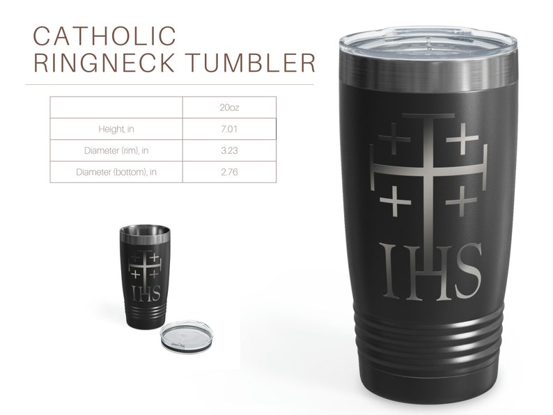 Jerusalem Cross Tumbler, Crusader Cross, Five-fold Cross, Cross-and ...
