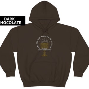 Most Precious Blood of Christ Prayer Hoodie, Catholic Devotion Apparel ...