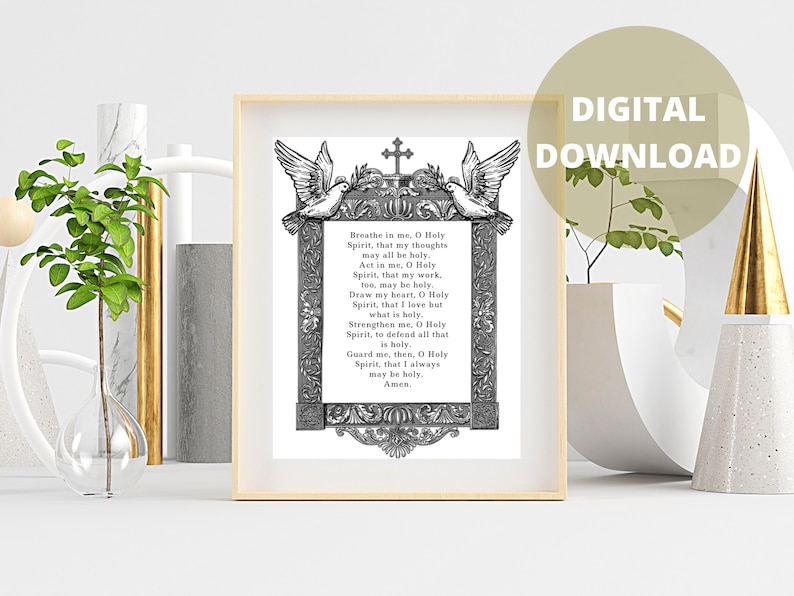 Saint Augustine's Prayer to the Holy Spirit, St Augustine of Hippo ...