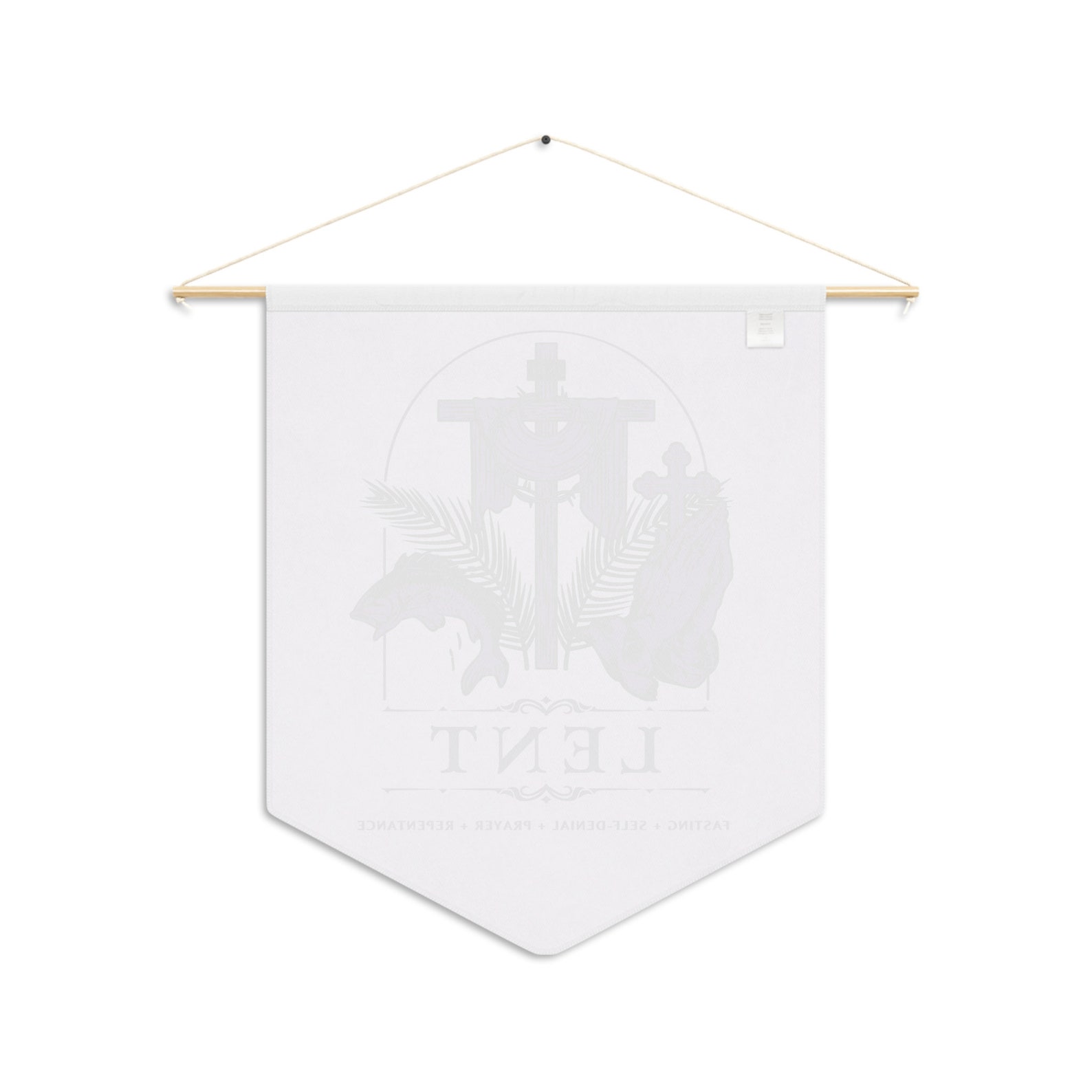 The 40 Days of Lenten Season, Purple Lent House Pennant, Lent Season ...