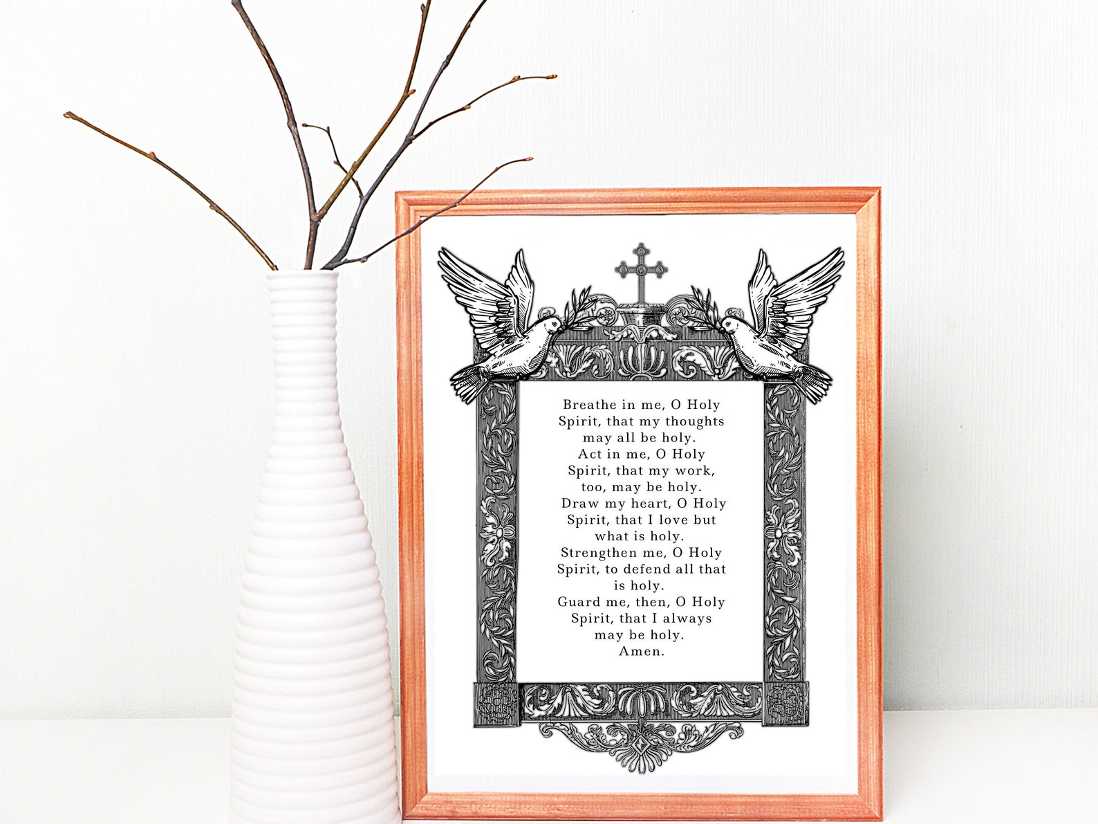 Saint Augustine's Prayer to the Holy Spirit St Augustine | Etsy