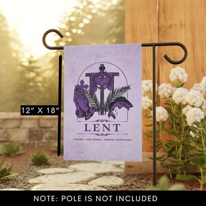 LENT Banner/flag, Season of Fasting, Self-denial, Prayer and Repentance ...