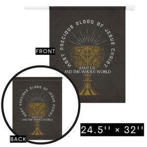 Most Precious Blood of Jesus Christ, Save Us and the Whole World Banner ...
