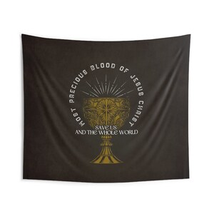 Most Precious Blood of Jesus Christ Indoor Wall Tapestries Catholic ...