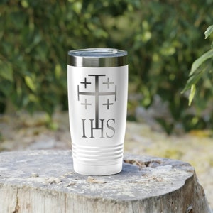 Jerusalem Cross Tumbler, Crusader Cross, Five-fold Cross, Cross-and ...