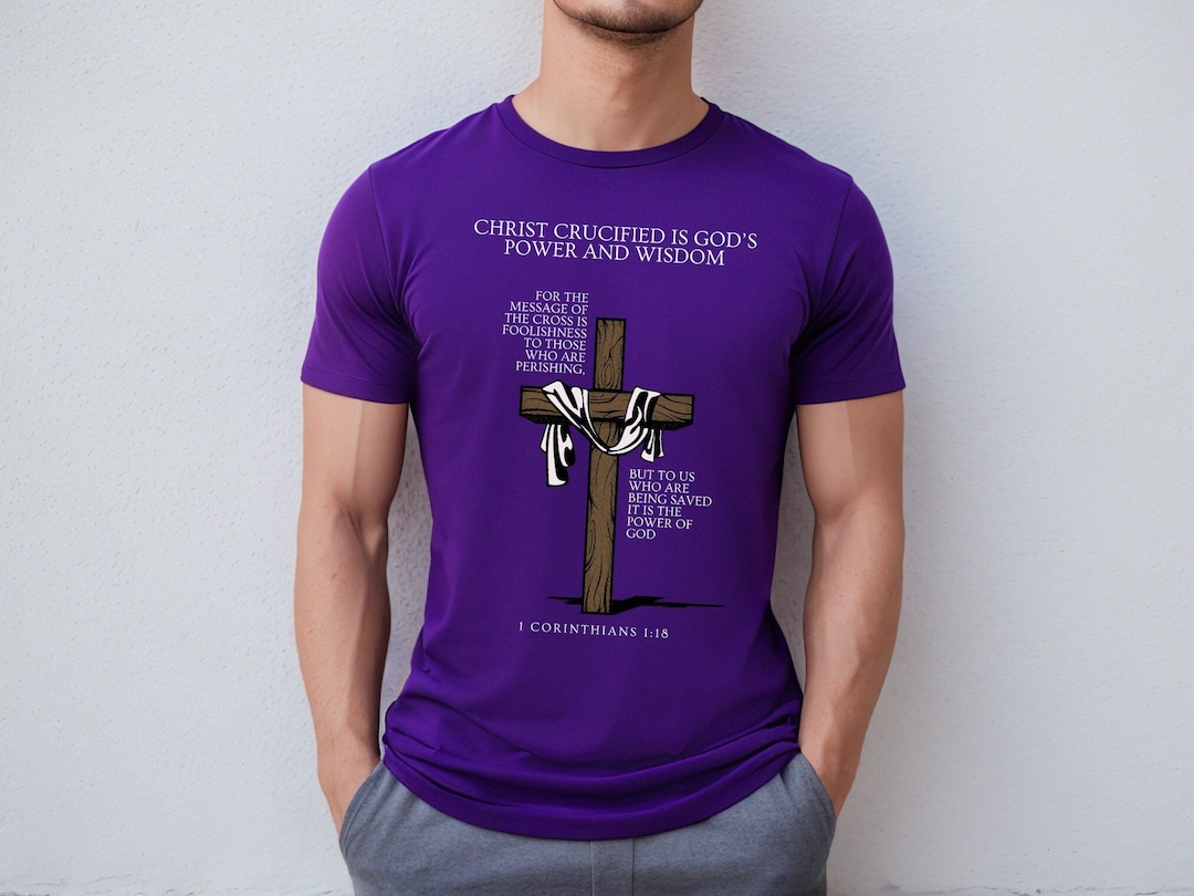 Purple Lenten T-shirt, Lent Season, Palm Sunday, Catholic Lenten Season ...