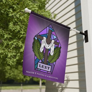 Purple Lent Flag, House Banner, Lenten Season Garden Flag/banner ...