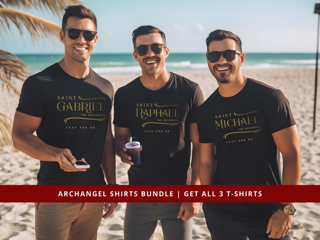Saint Michael, Gabriel & Raphael the Archangels Bundle Shirt, Catholic ...