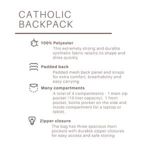CUSTOMIZABLE Saint Joan of Arc Backpack for Kids & Adults, St Joan of ...