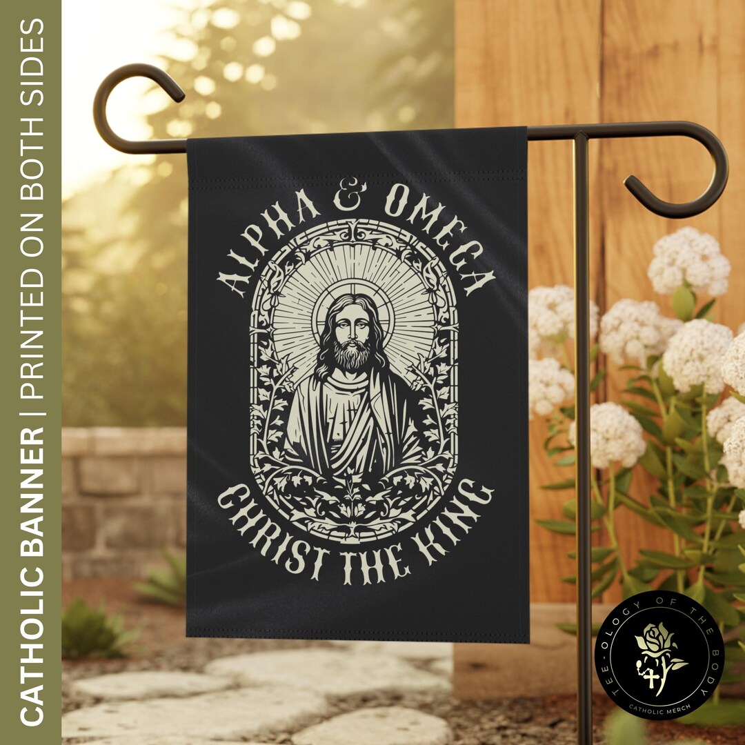 Christ the King Banner, Christ is the Alpha and Omega, Jesus Christ ...
