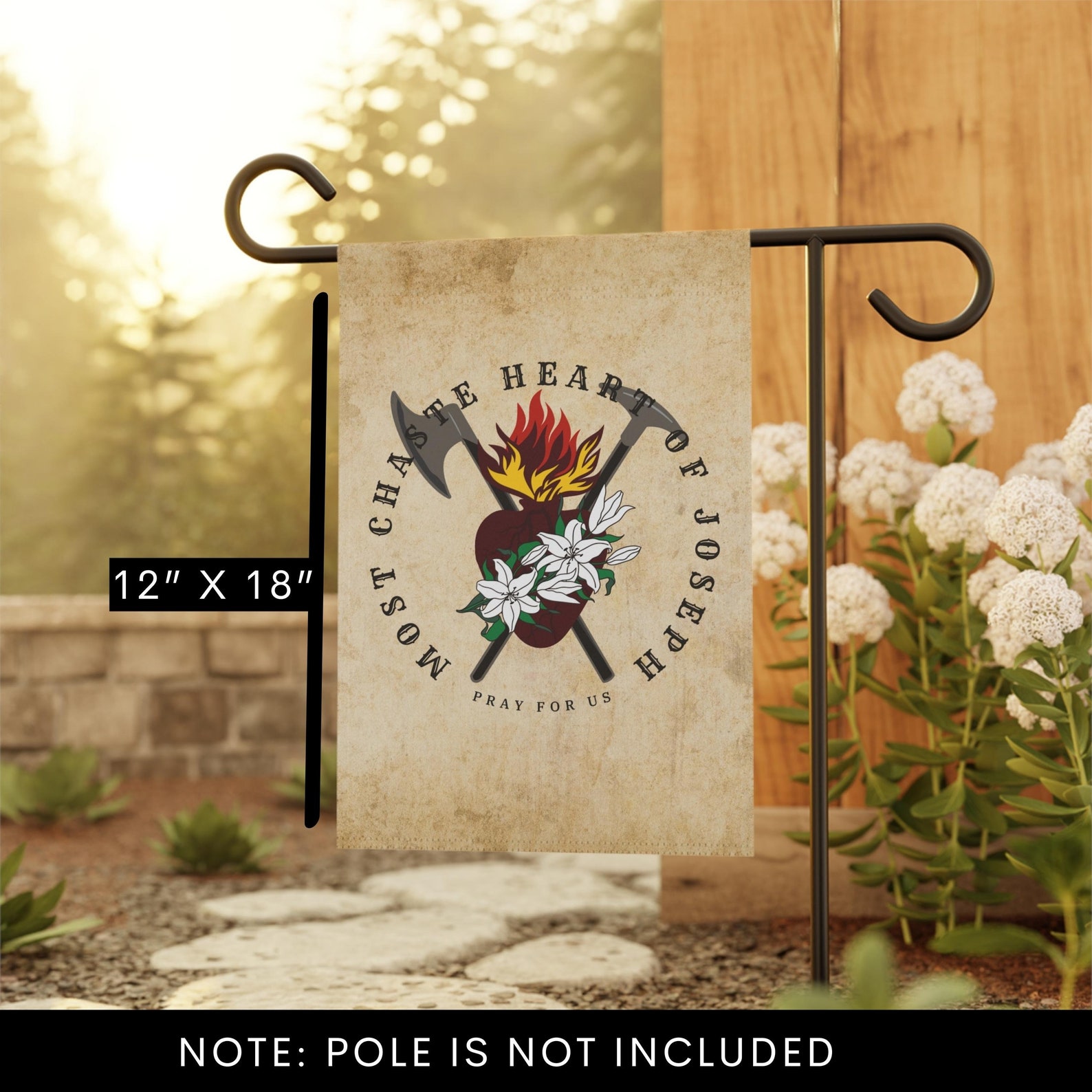 Most Chaste Heart of Joseph Banner, Devotion to Saint Joseph, Guardian ...