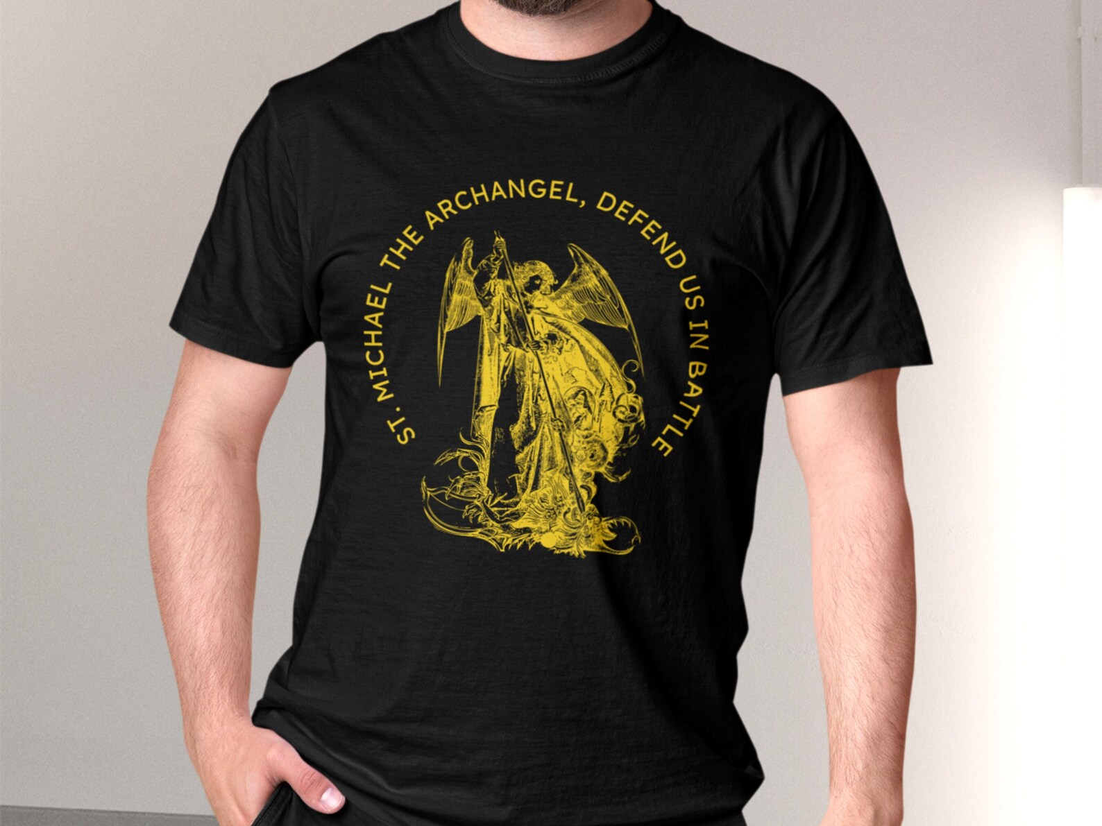 Saint Michael the Archangel T-shirt Saint Michael Prayer - Etsy