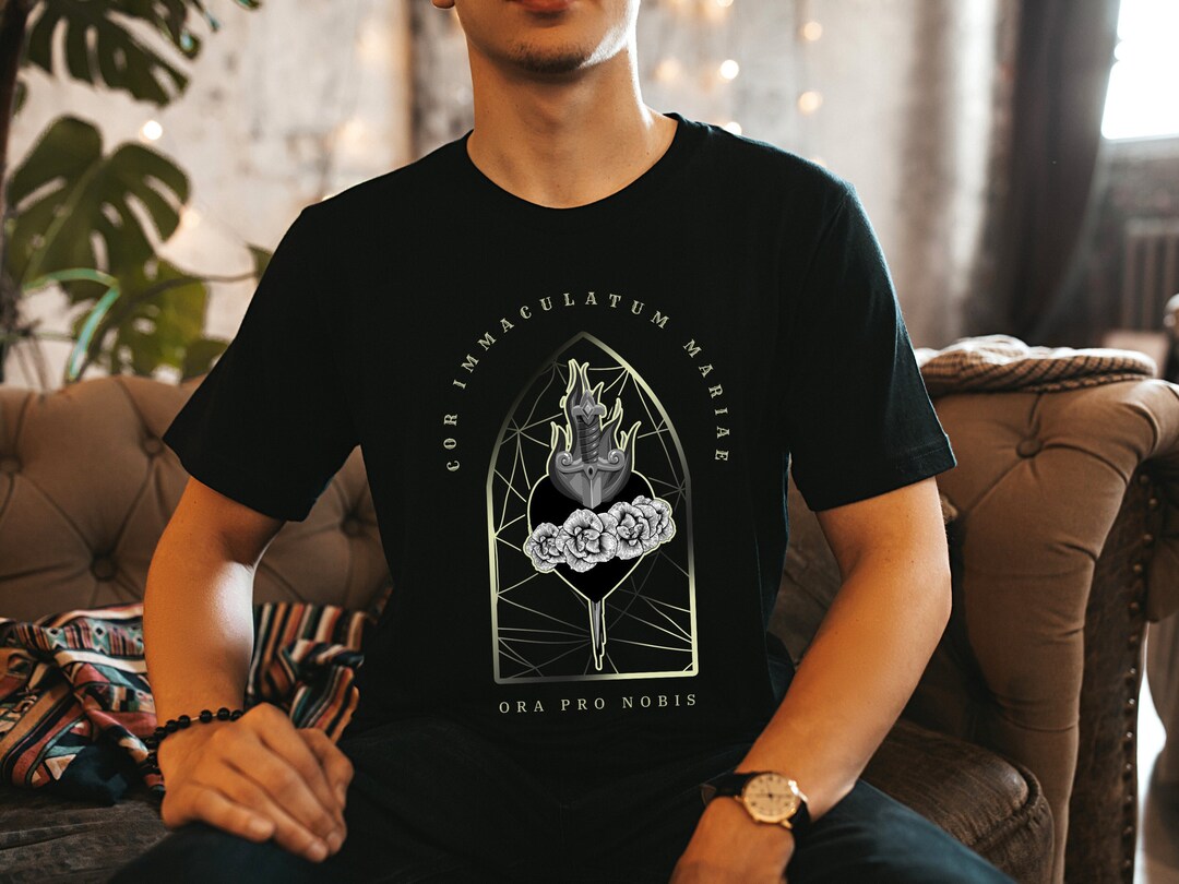 Immaculate Heart of Mary, Pray for Us T-shirt, Blessed Virgin Mary's ...