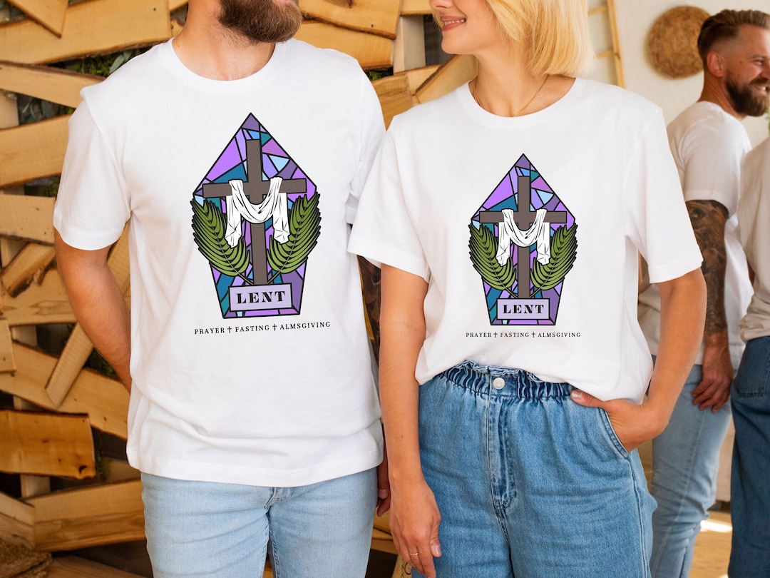 Purple Lent Shirt, Ash Wednesday, Lenten Season Apparel, Catholic ...