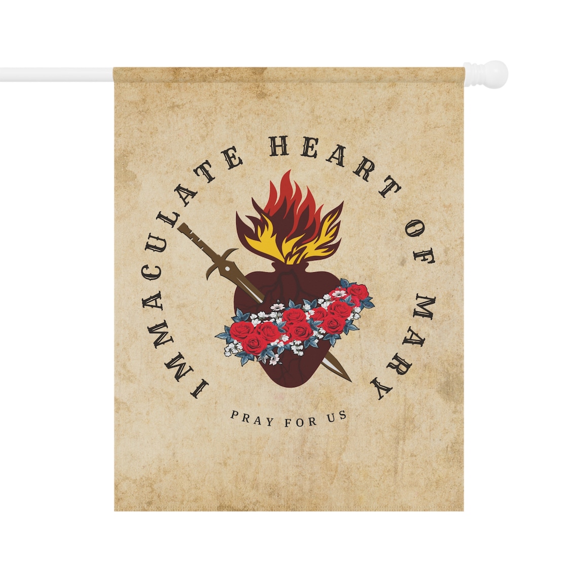 Immaculate Heart of Mary Banner, Devotion to the Immaculate Heart,the ...