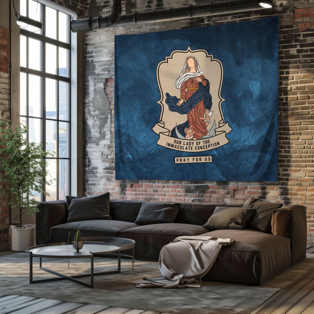 Our Lady of Immaculate Conception, Blessed Virgin Mary Indoor Wall ...
