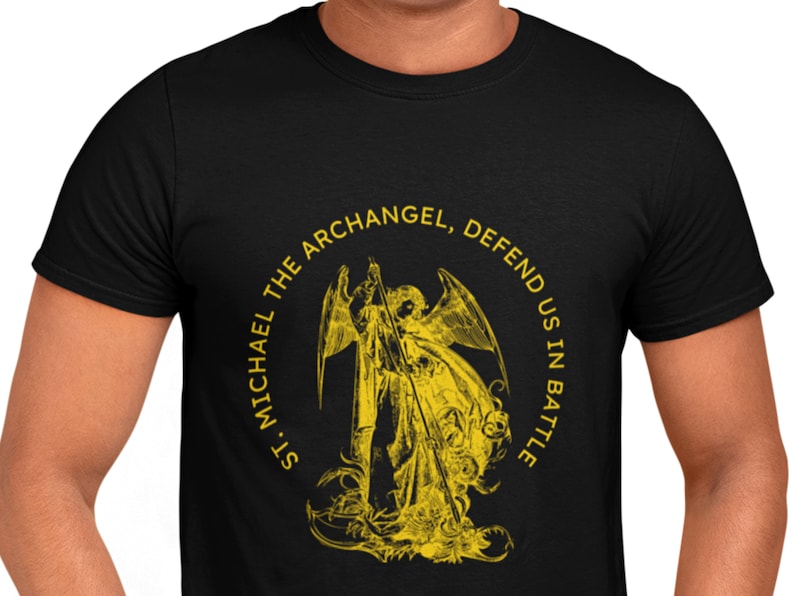 Saint Michael the Archangel T-shirt Saint Michael Prayer - Etsy