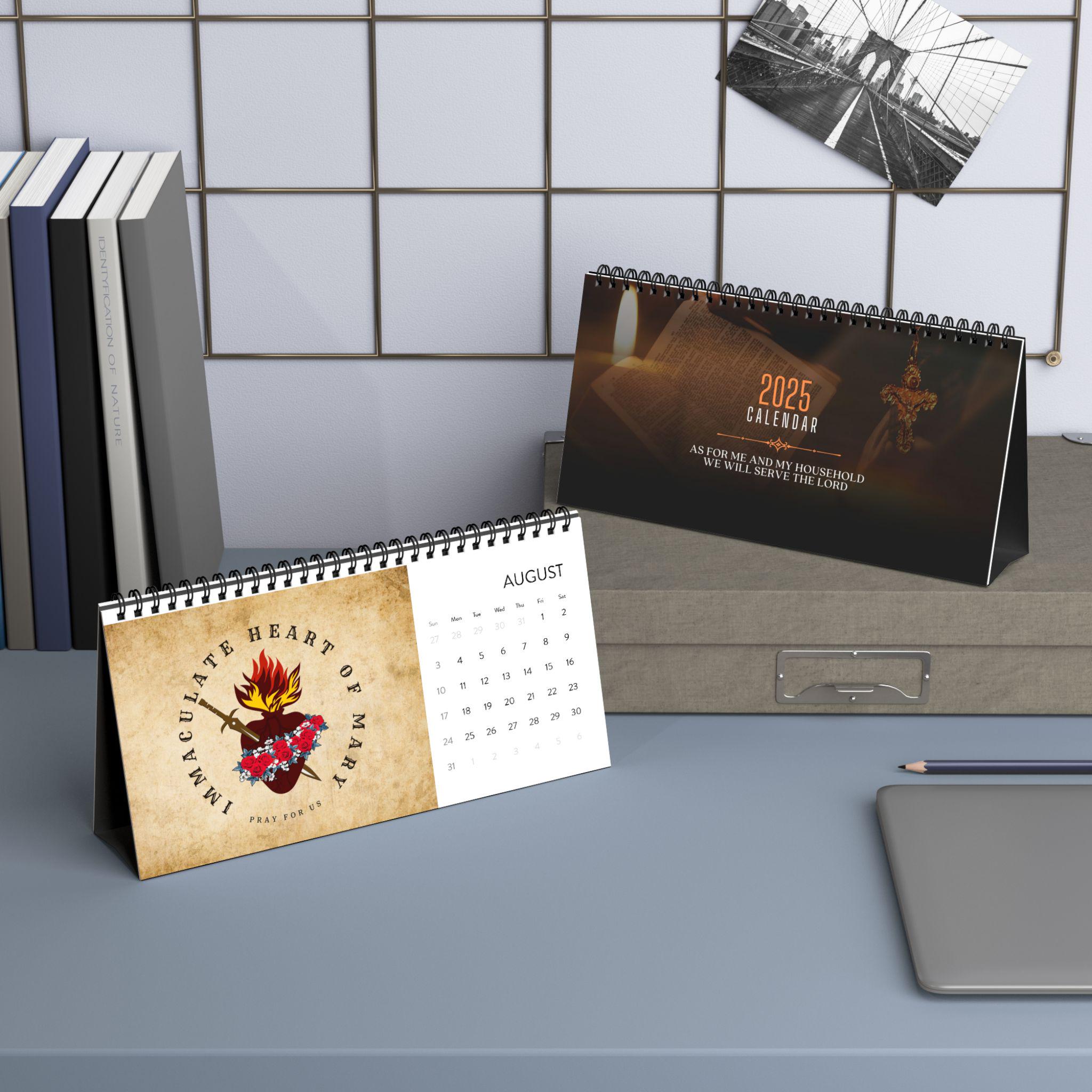 CUSTOMIZABLE Catholic Desktop Calendar, Monthly Devotion, January ...