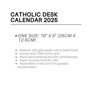 CUSTOMIZABLE Catholic Desktop Calendar, Monthly Devotion, January ...
