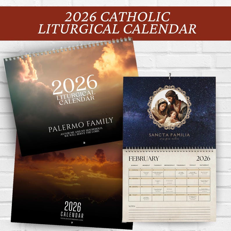 Catholic Liturgical Calendar 2026, Catholic Wall Calendar With Feast ...