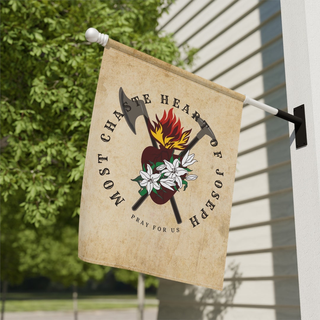 Most Chaste Heart of Joseph Banner, Devotion to Saint Joseph, Guardian ...