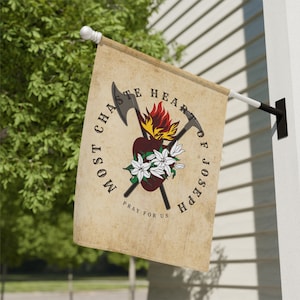 Most Chaste Heart of Joseph Banner, Devotion to Saint Joseph, Guardian ...