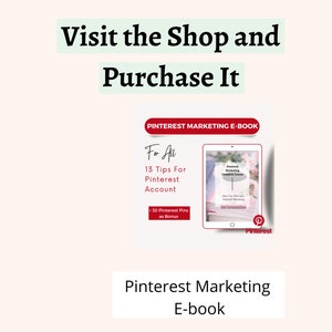 Pinterest Marketing Template Pinterest Pins Blogging - Etsy