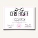 Editable Lash Certificate of Completion Template, Printable Lash ...