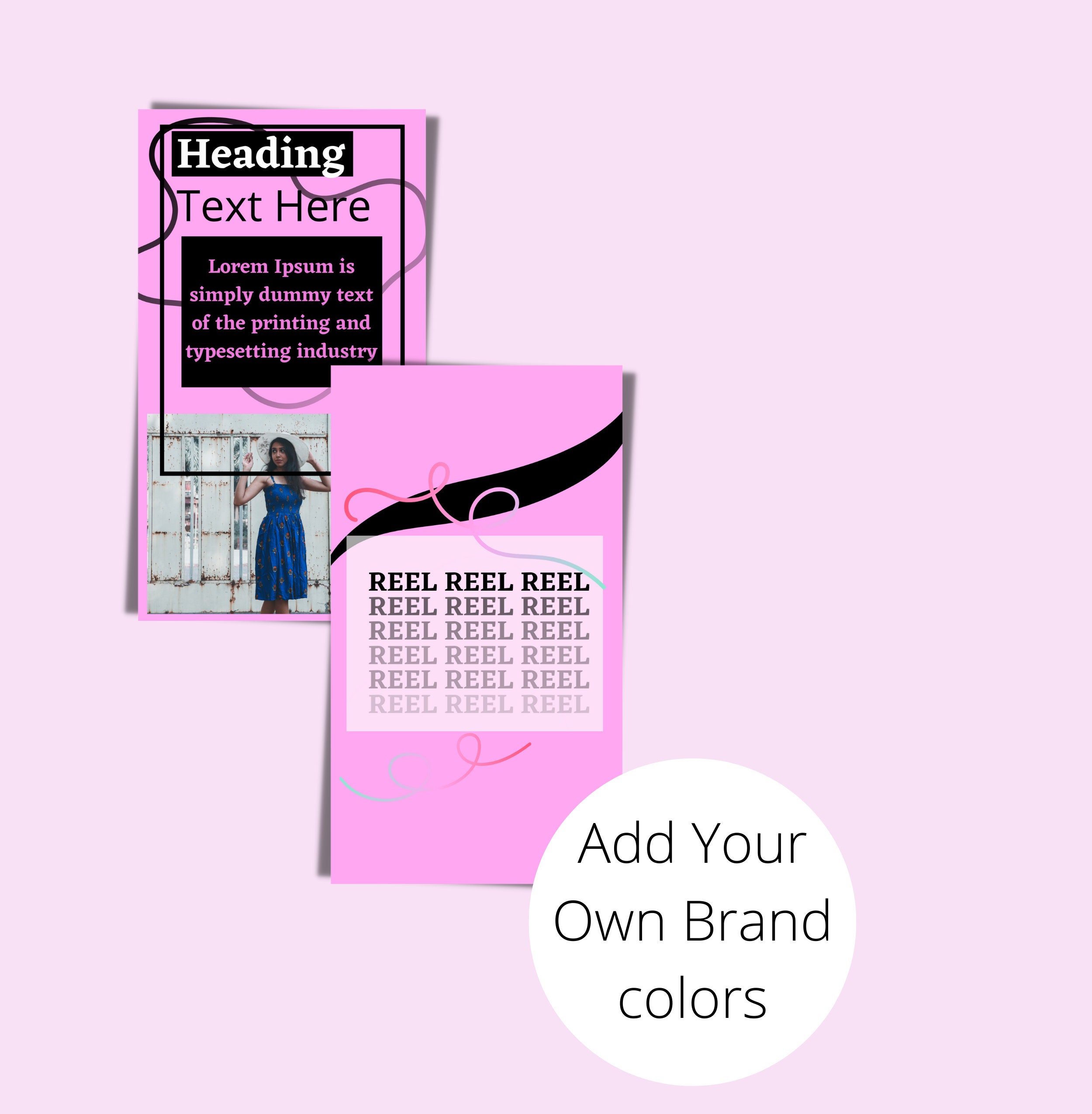 40 Instagram Reels Reel Cover Template Canva Reel Canva - Etsy