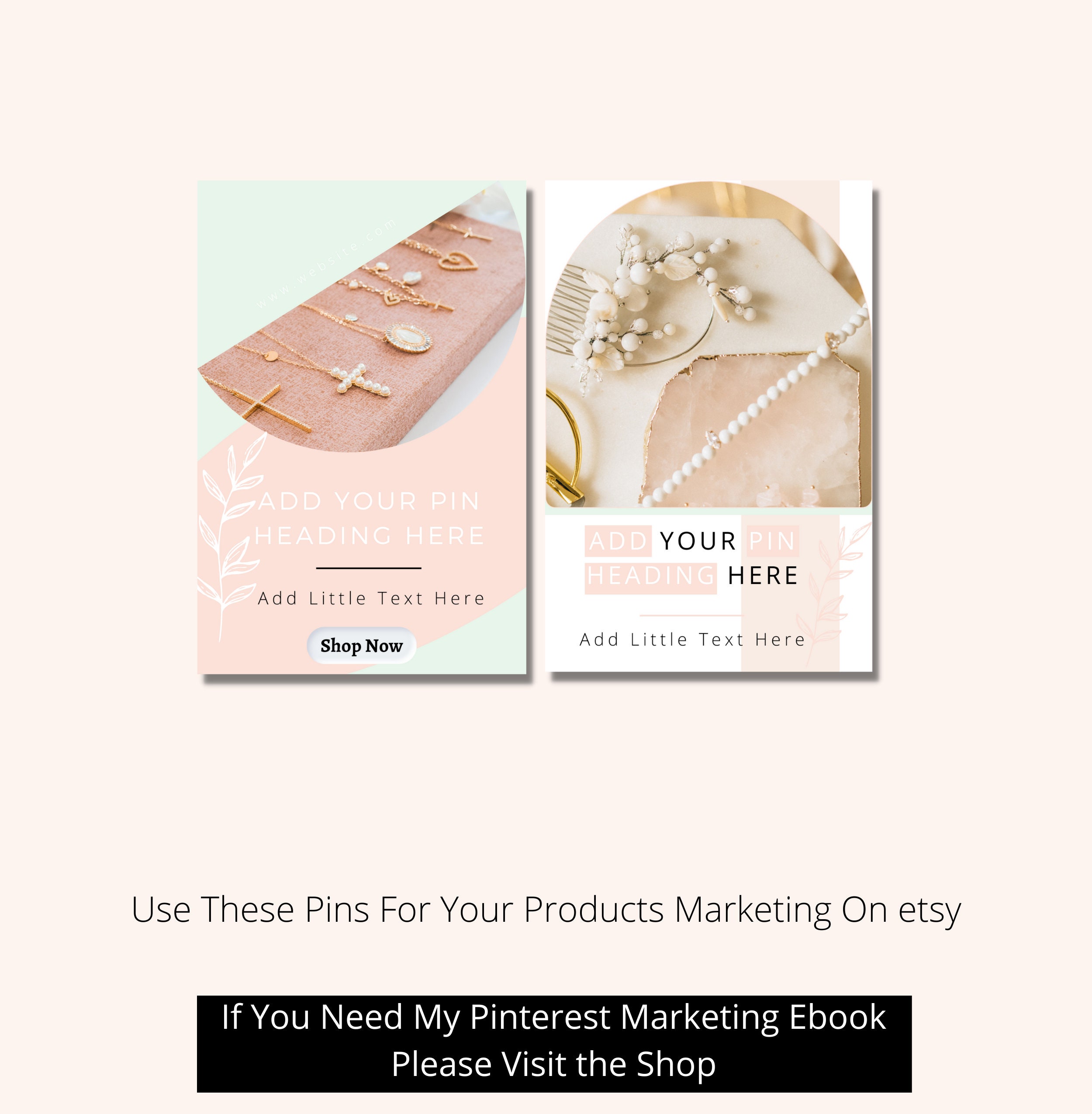 Pinterest Marketing Template Pinterest Pins Blogging Template Canva ...