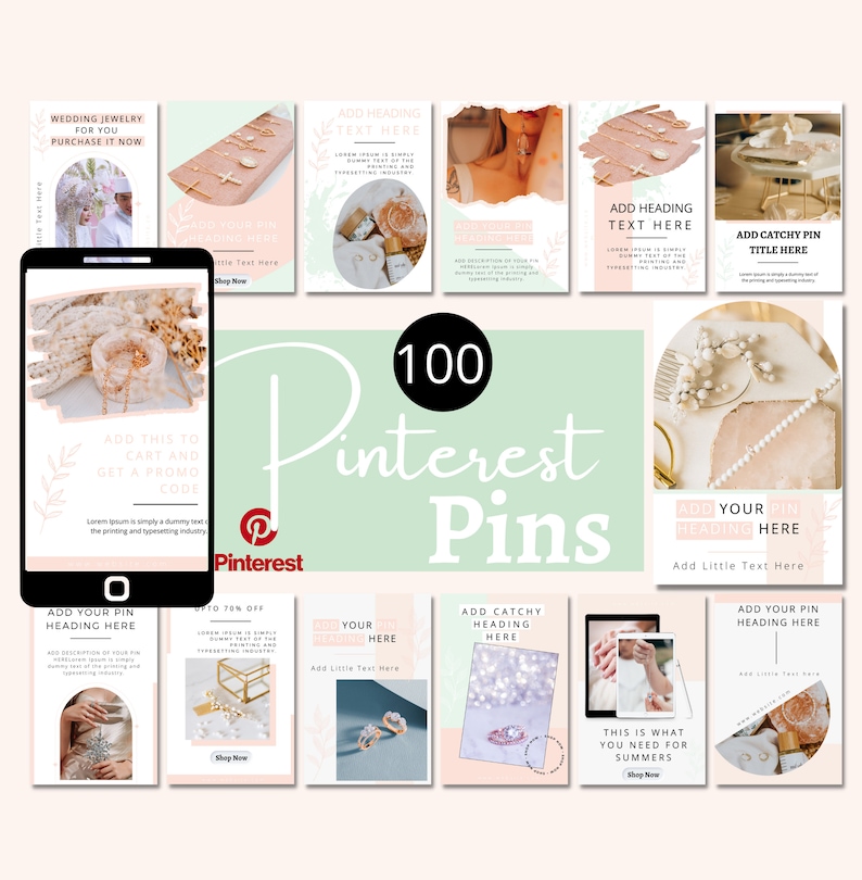 Pinterest Marketing Template Pinterest Pins Blogging - Etsy