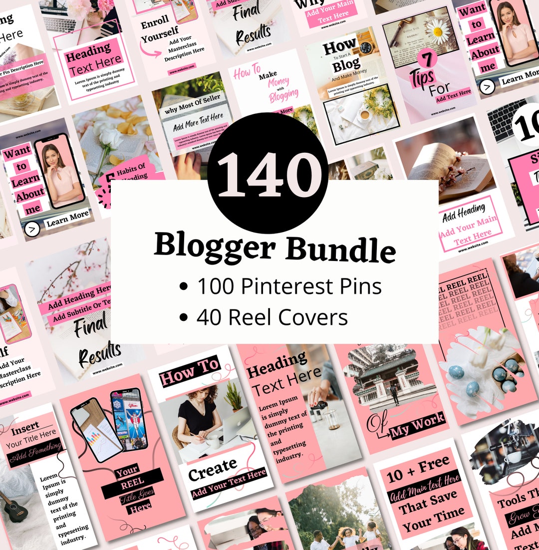Blogger Template Canva Blogger Instagram Reel Cover Canva Template ...