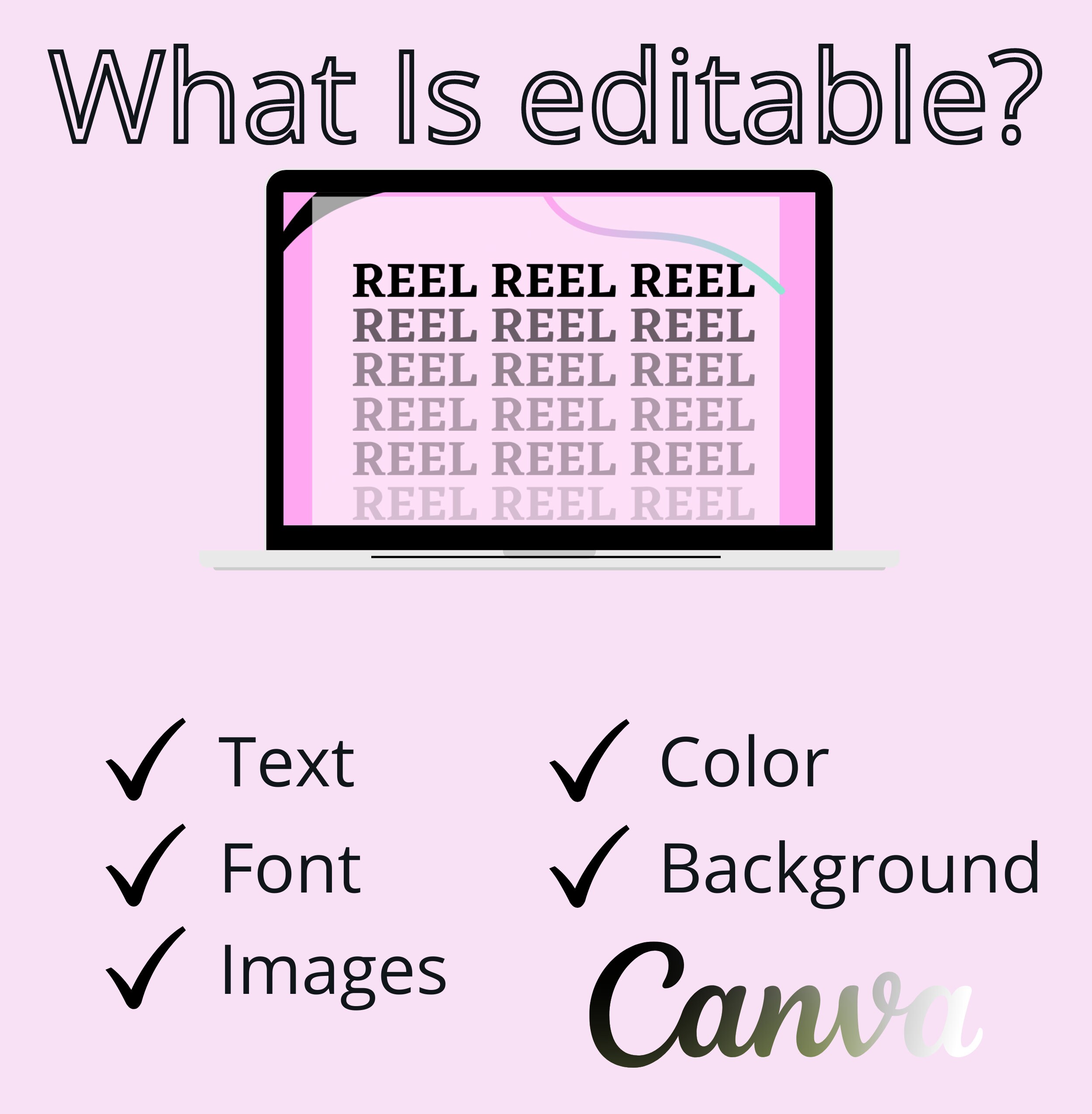 40 Instagram Reels Reel Cover Template Canva Reel Canva - Etsy