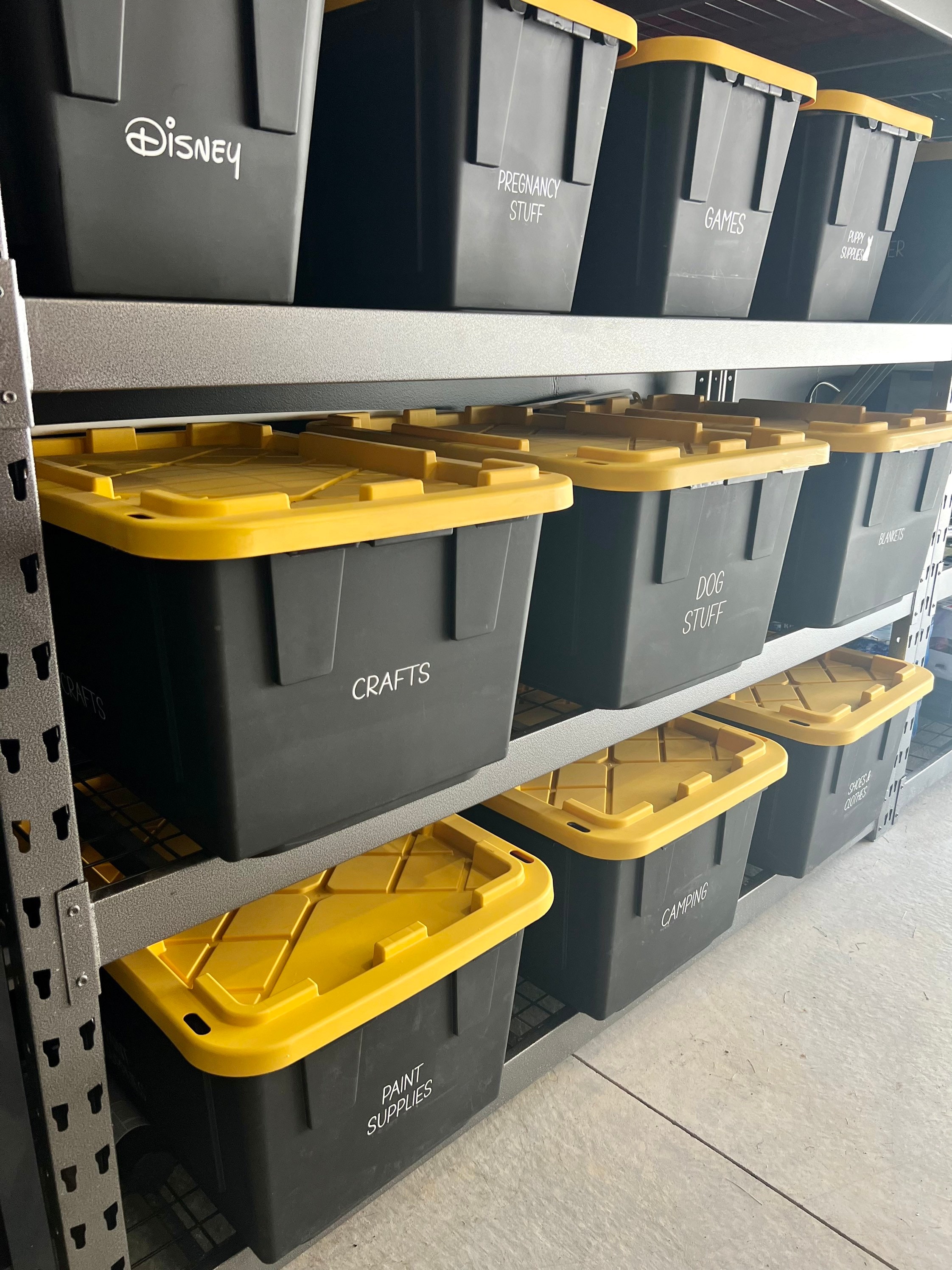 Garage Storage Labels Organized Storage Custom Labels - Etsy