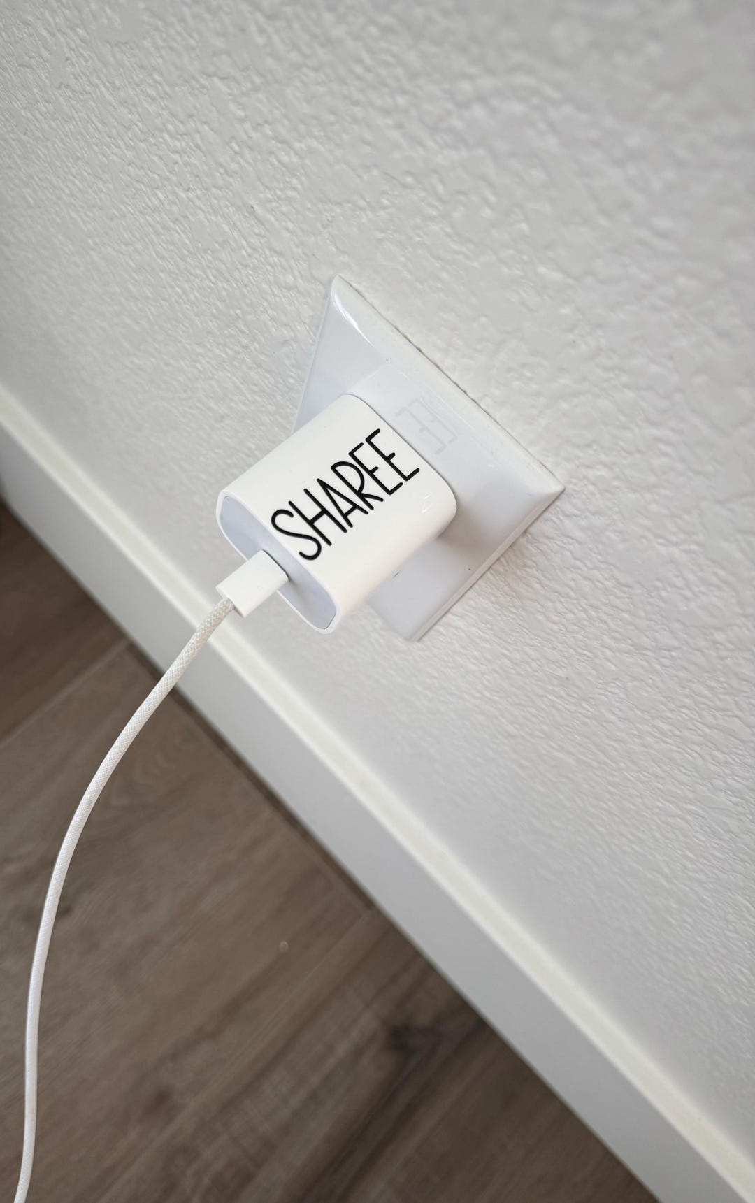 Personalized Charger Name Labels - Etsy