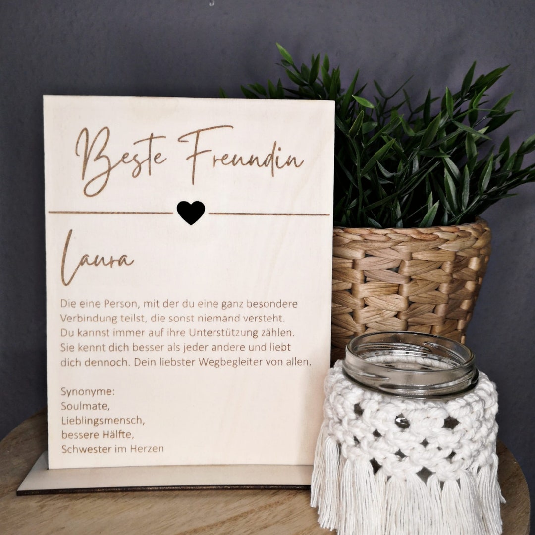 Best Friend - Stand | Better Half | Personalized Gift for Your ...