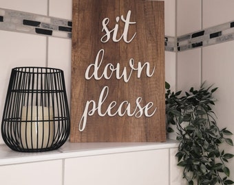 Please Sit Down - Etsy