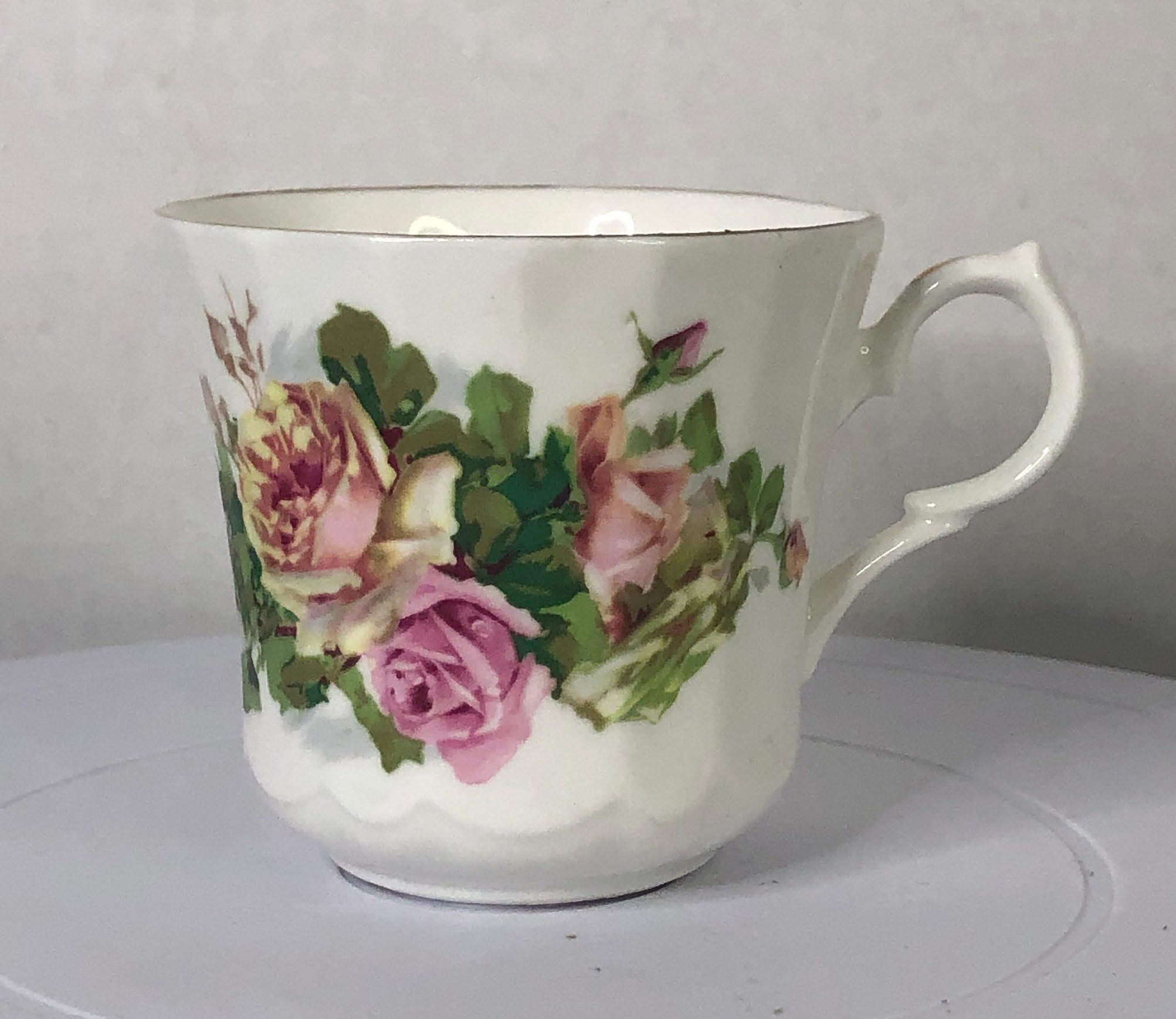 Springfield Bone China Teacup and Saucer - Etsy