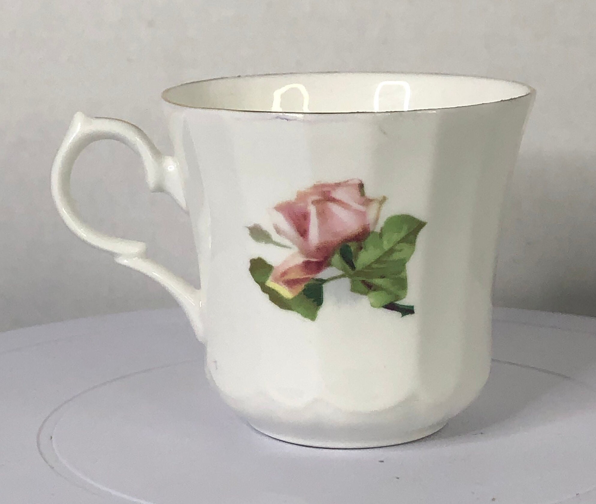 Springfield Bone China Teacup and Saucer - Etsy