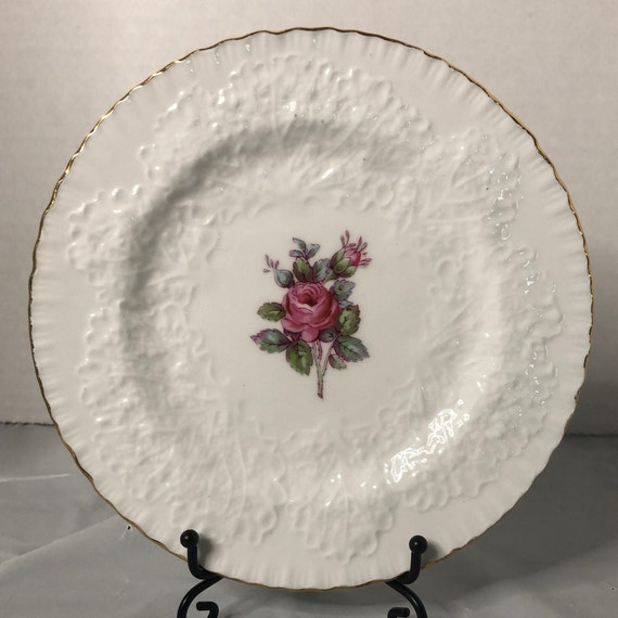 Spode Bone China England Bridal Rose Bread and Butter Plate - Etsy