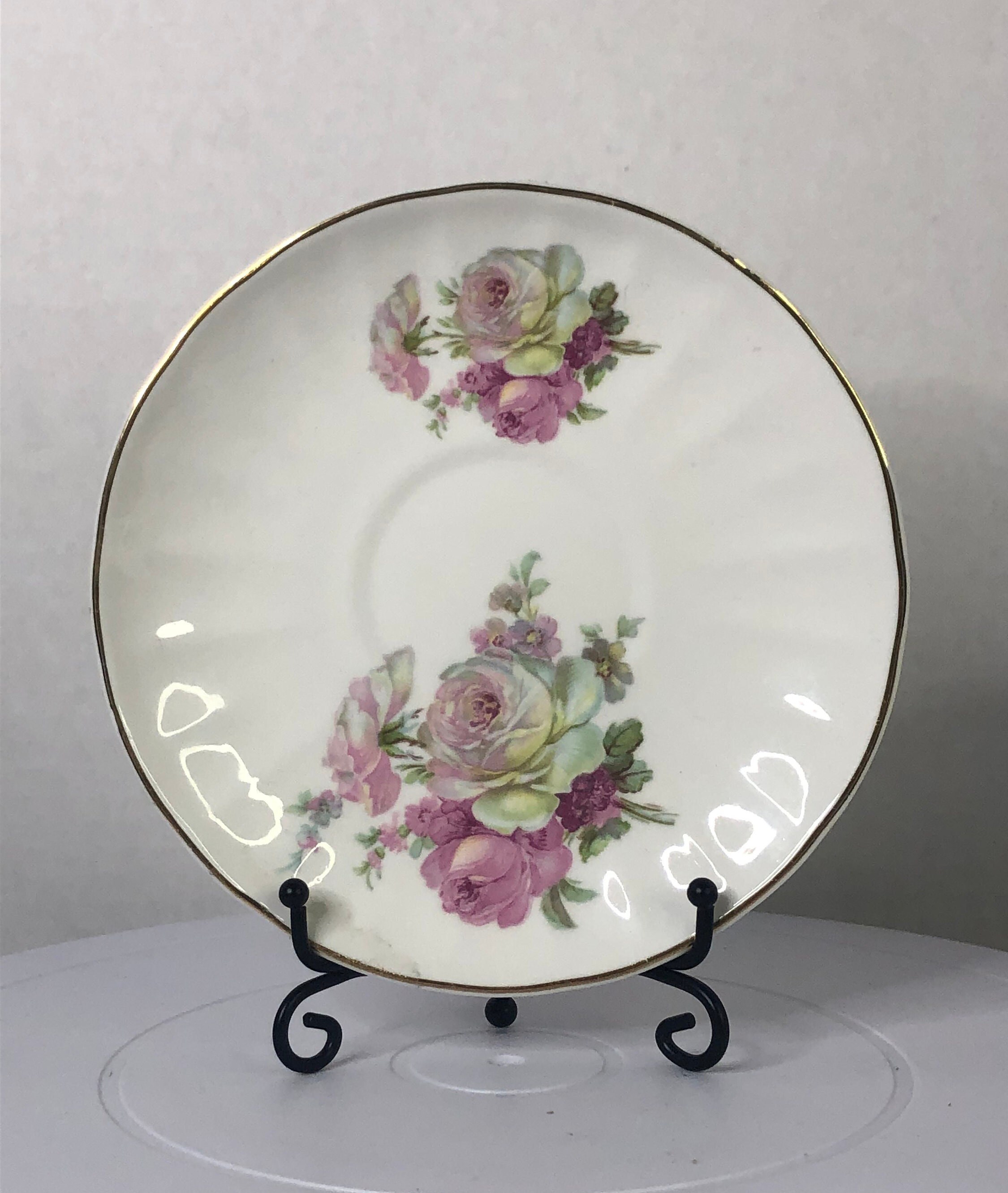 Springfield Bone China Teacup and Saucer - Etsy